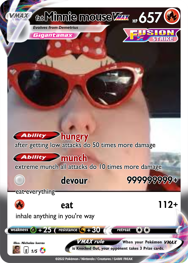 Minnie mouse - nicky_picky224 | Pokécardmaker.net