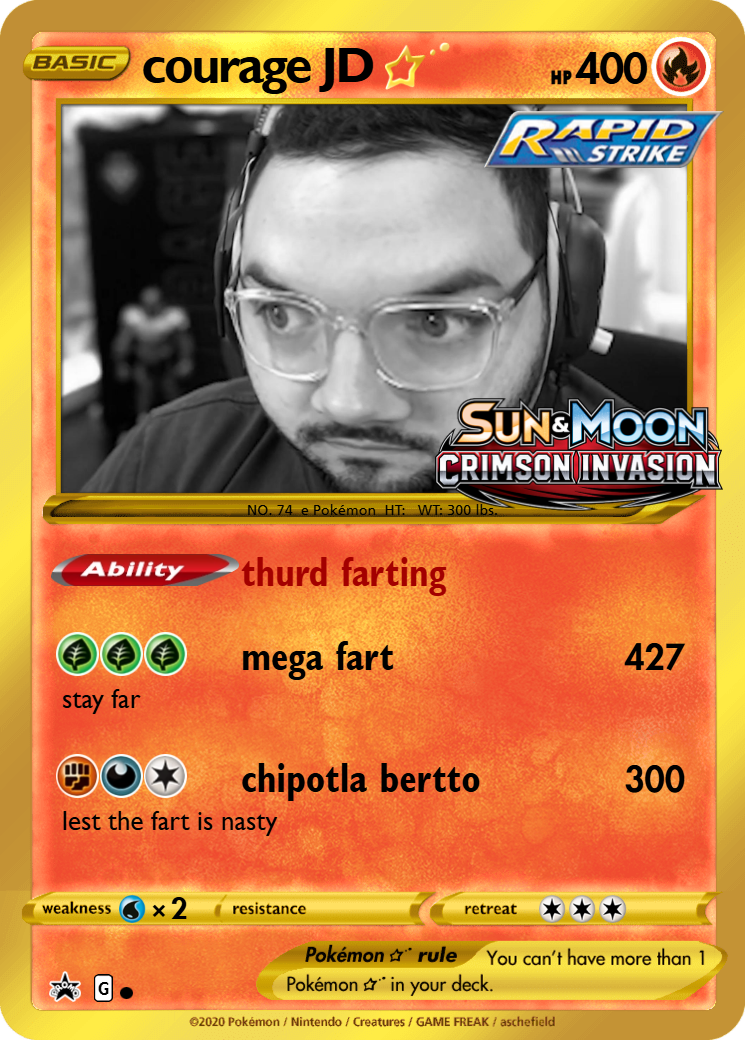 courage JD - ninga | Pokécardmaker.net