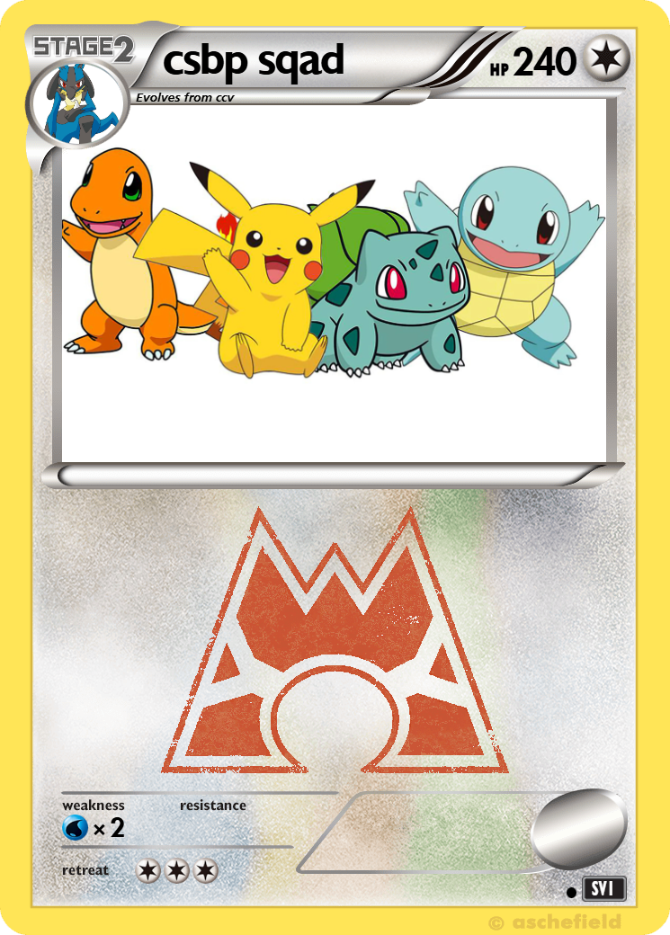 csbp sqad - ninga | Pokécardmaker.net