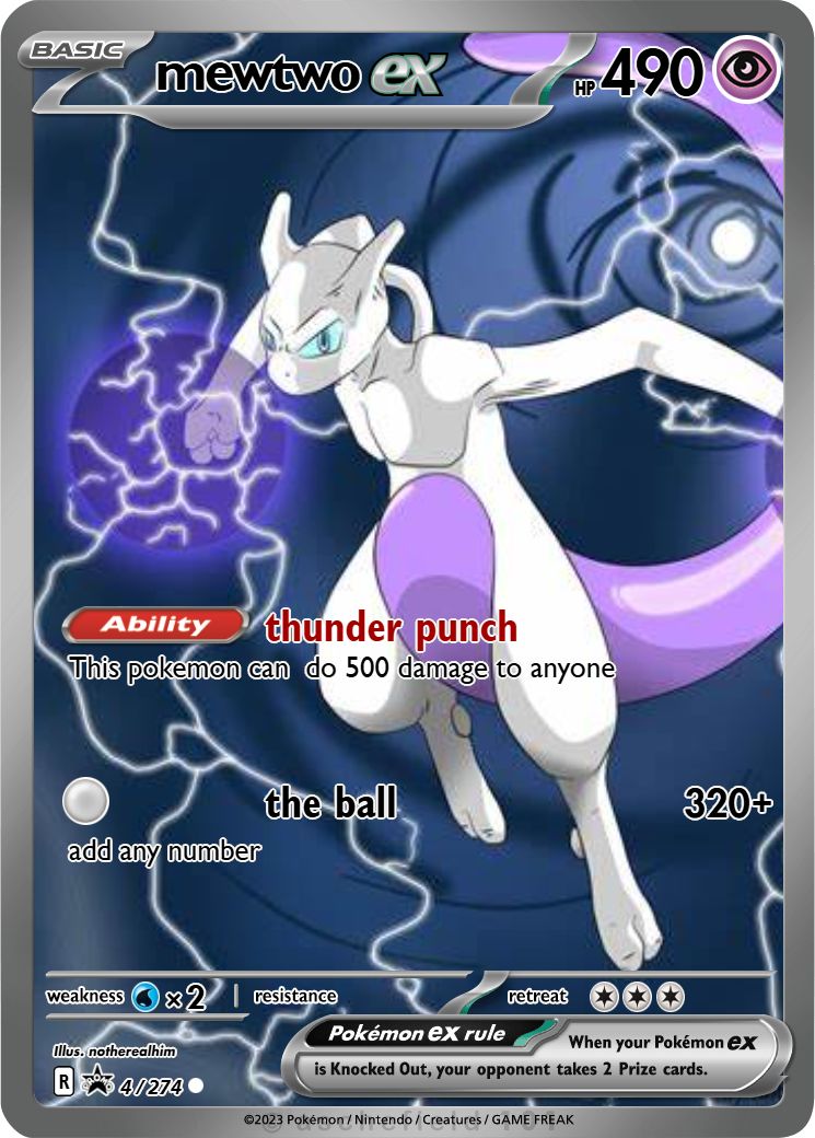 mewtwo - ninga | Pokécardmaker.net