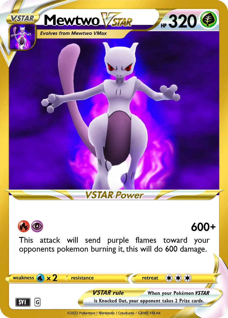 Mewtwo - nitropizza | Pokécardmaker.net