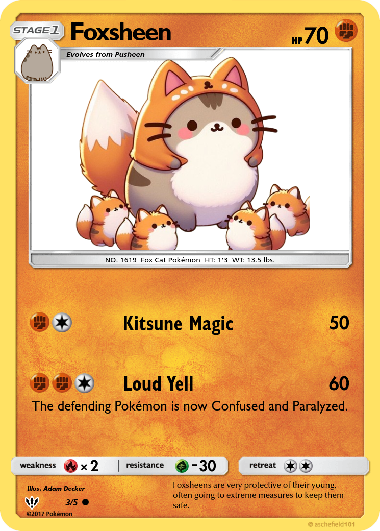 Foxsheen - notadam17 | Pokécardmaker.net