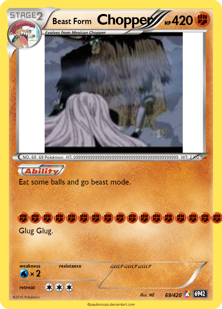 Chopper - notyouraverageweirdo | Pokécardmaker.net