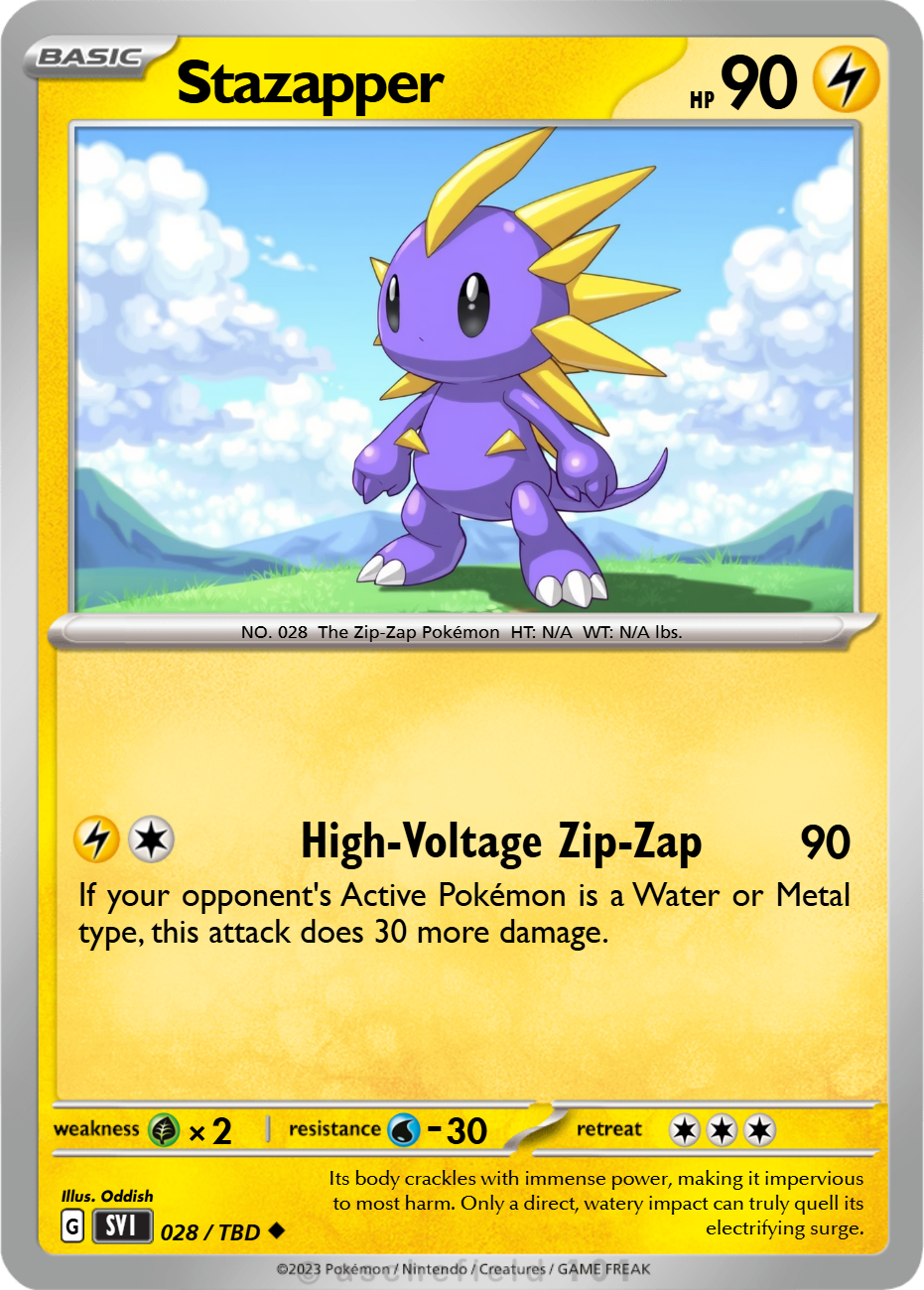 Stazapper - oddish838 | Pokécardmaker.net