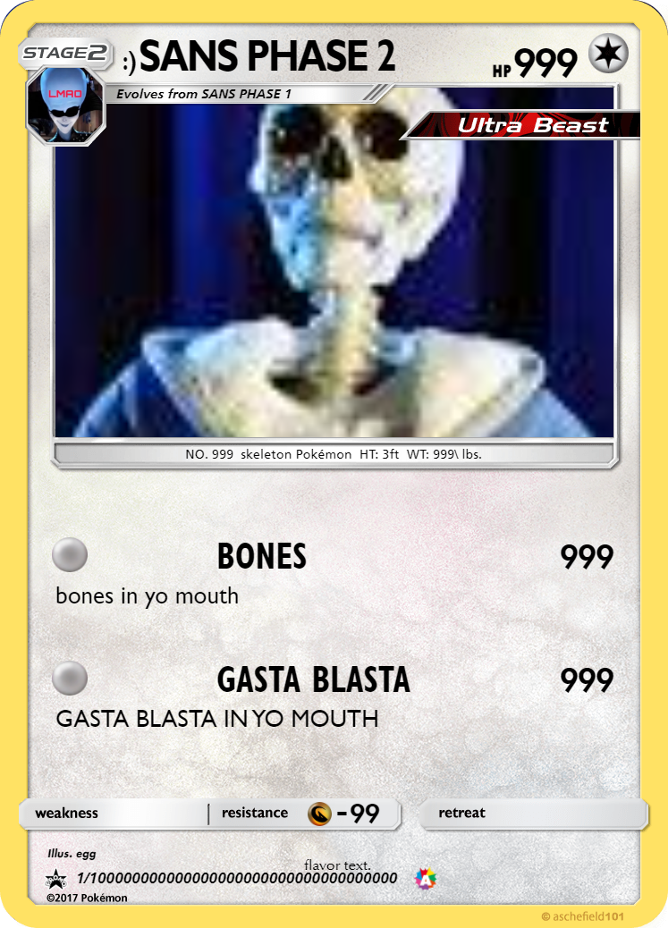 SANS PHASE 2 - on_off_switch | Pokécardmaker.net