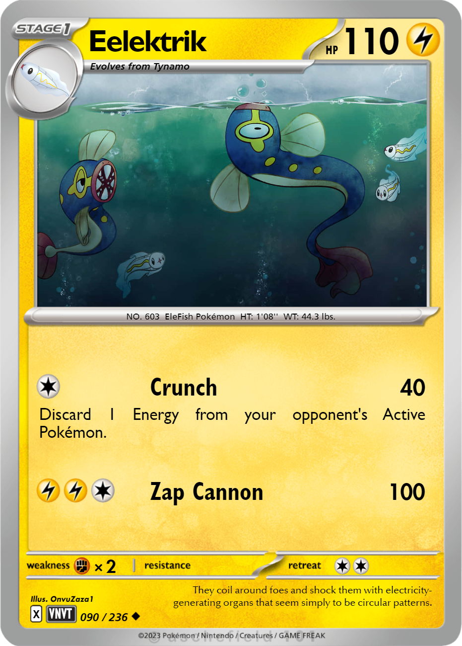 Eelektrik - onvu | Pokécardmaker.net