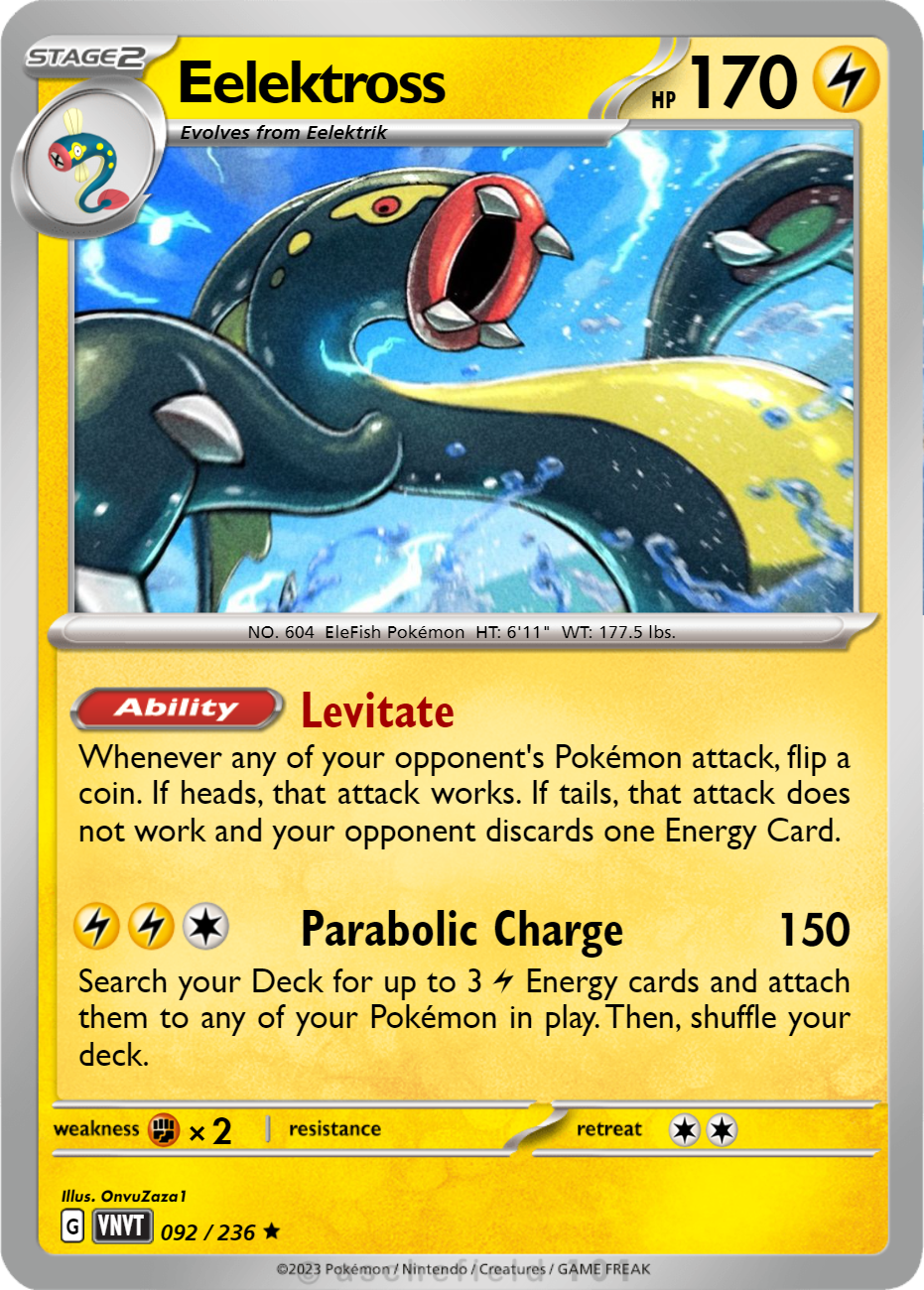 Eelektross - onvu | Pokécardmaker.net