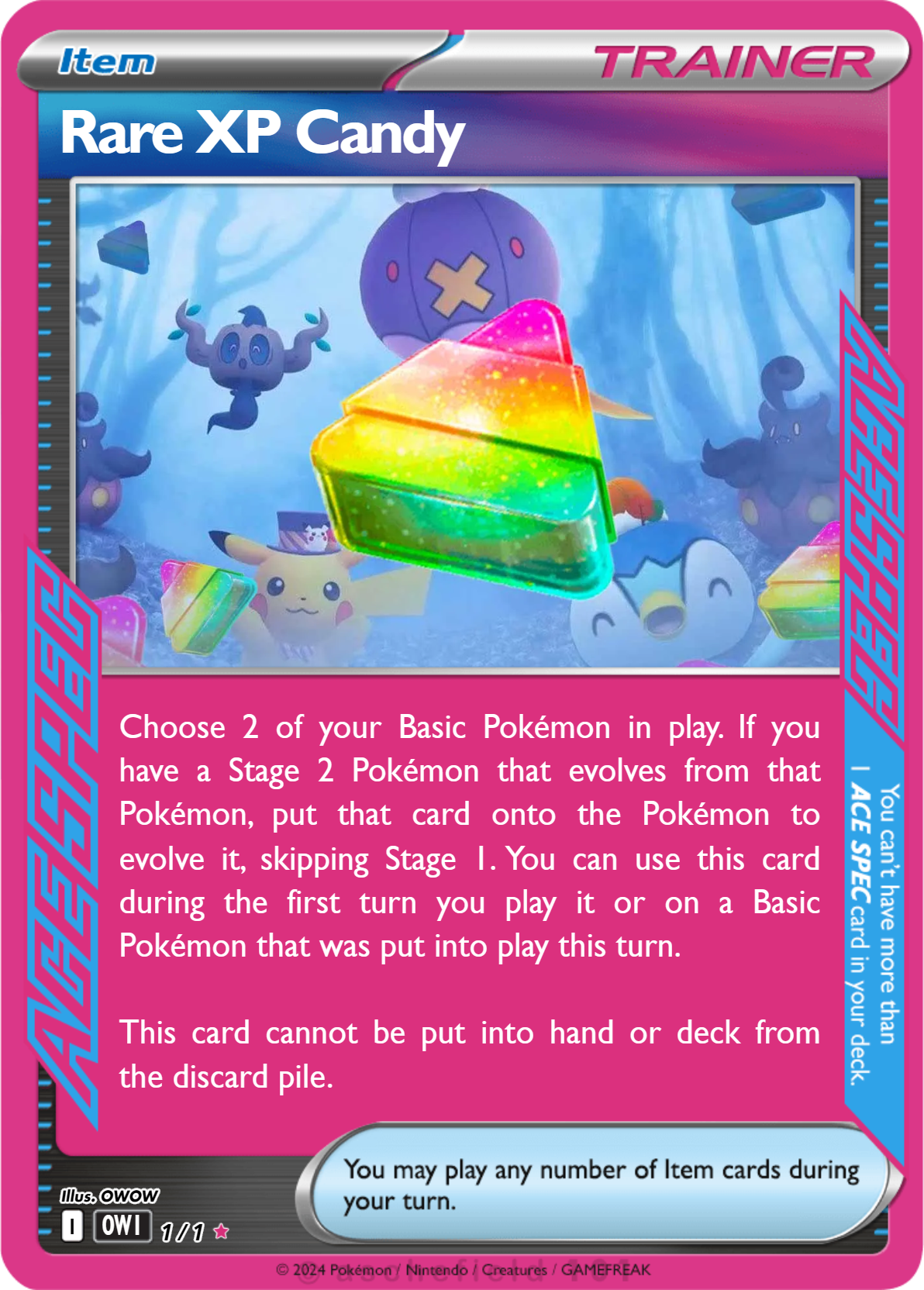 Rare XP Candy - owong22 | Pokécardmaker.net