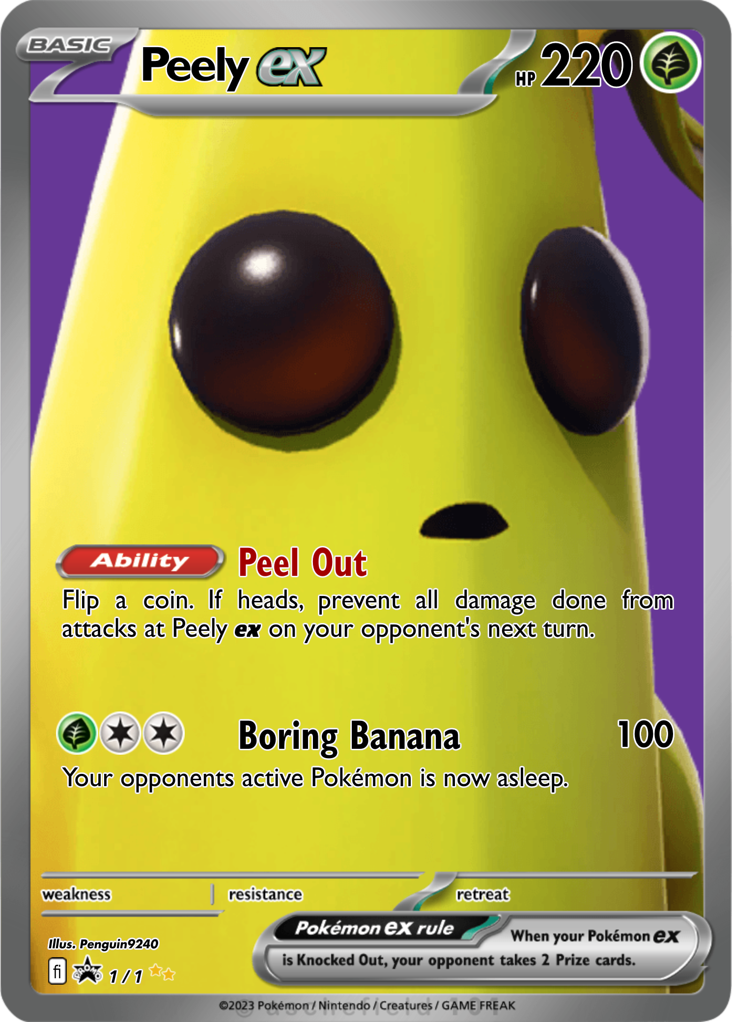 Peely - penguin9240 | Pokécardmaker.net