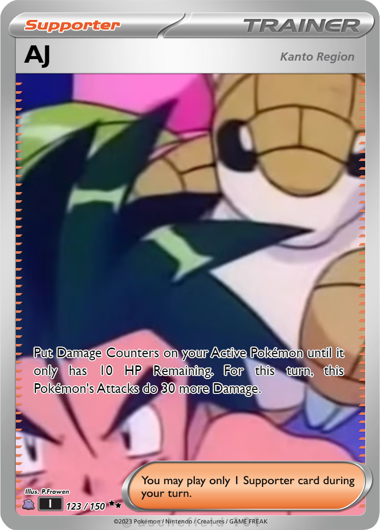 AJ - pfrowen | Pokécardmaker.net