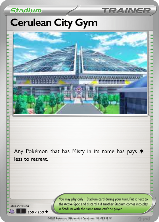 Cerulean City Gym - pfrowen | Pokécardmaker.net
