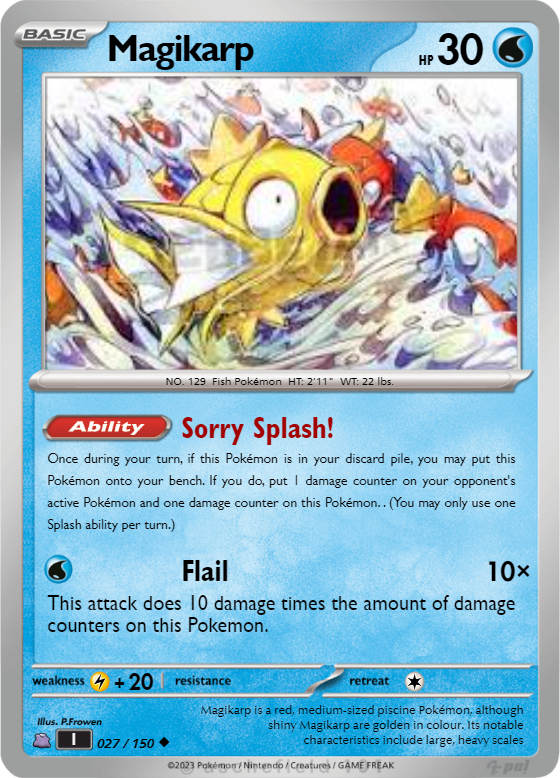 Magikarp - pfrowen | Pokécardmaker.net
