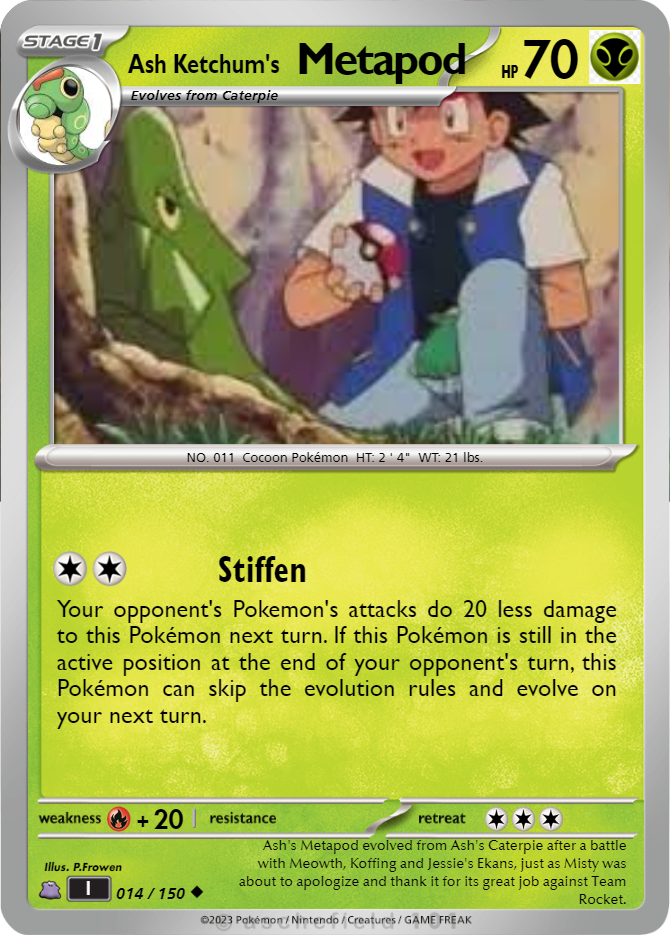 Metapod - pfrowen | Pokécardmaker.net