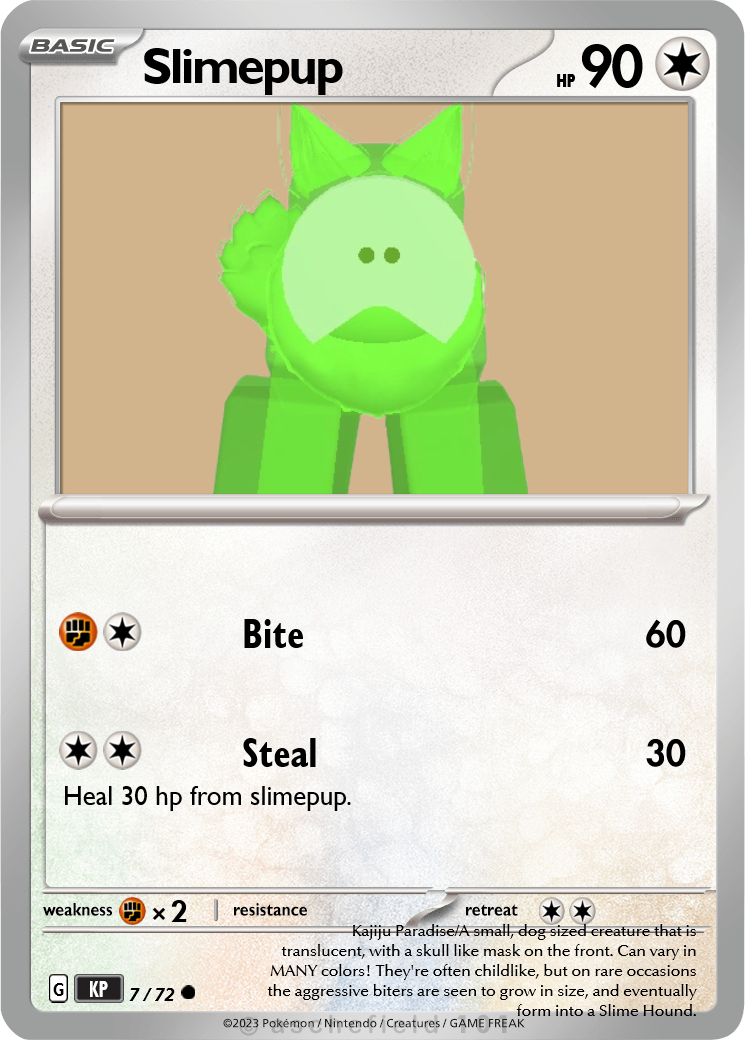 Slimepup - pikaaaaaaaa | Pokécardmaker.net