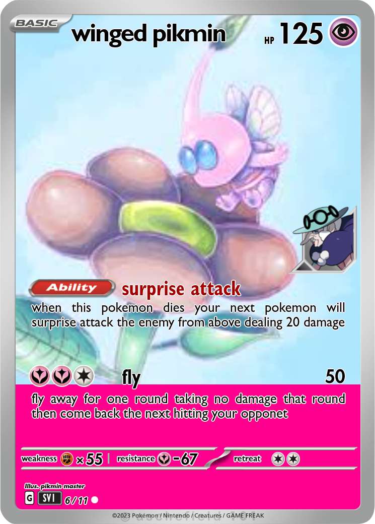 winged pikmin - pikmin_master | Pokécardmaker.net
