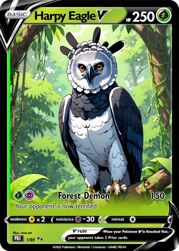 Harpy Eagle - pobbles9 | Pokécardmaker.net