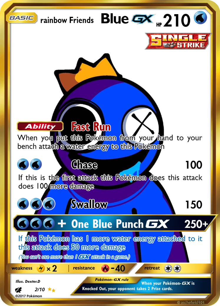 Blue - pokDEX | Pokécardmaker.net