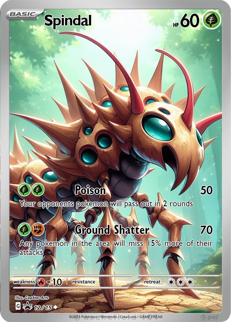 Spindal - pokash | Pokécardmaker.net