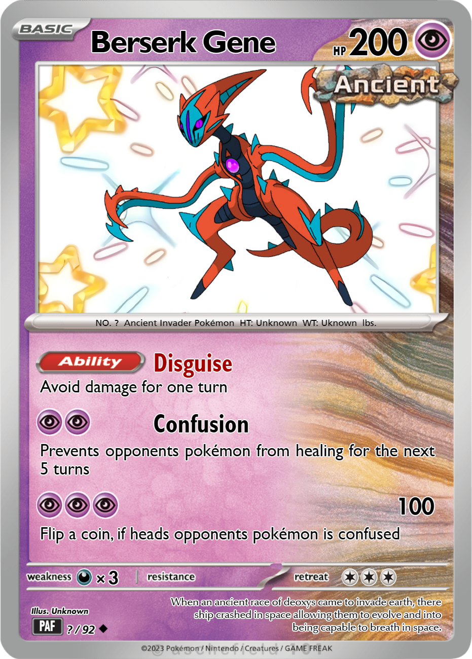 Berserk Gene - pokemonfan1 | Pokécardmaker.net