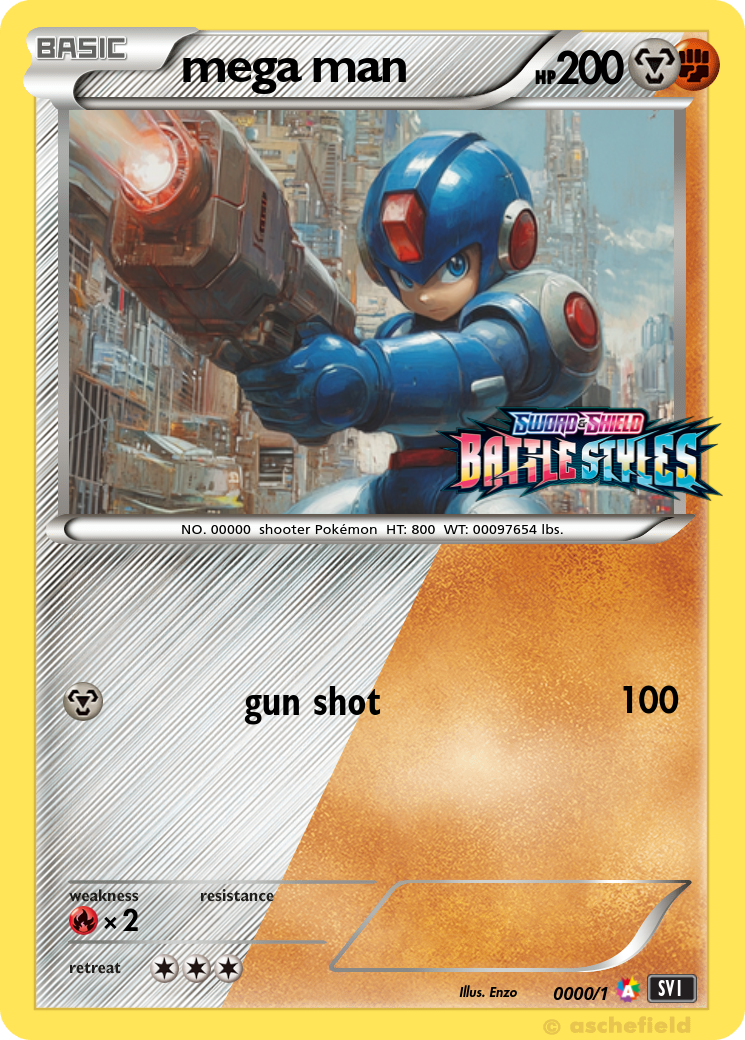 mega man - pokemonmaster814 | Pokécardmaker.net