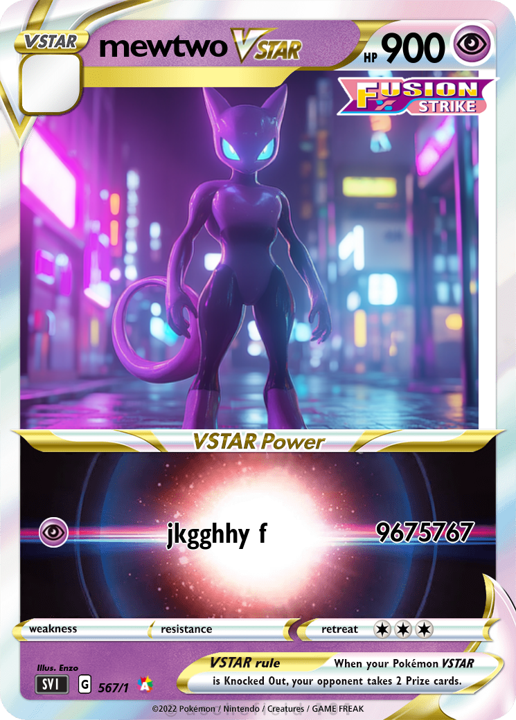mewtwo - pokemonmaster814 | Pokécardmaker.net