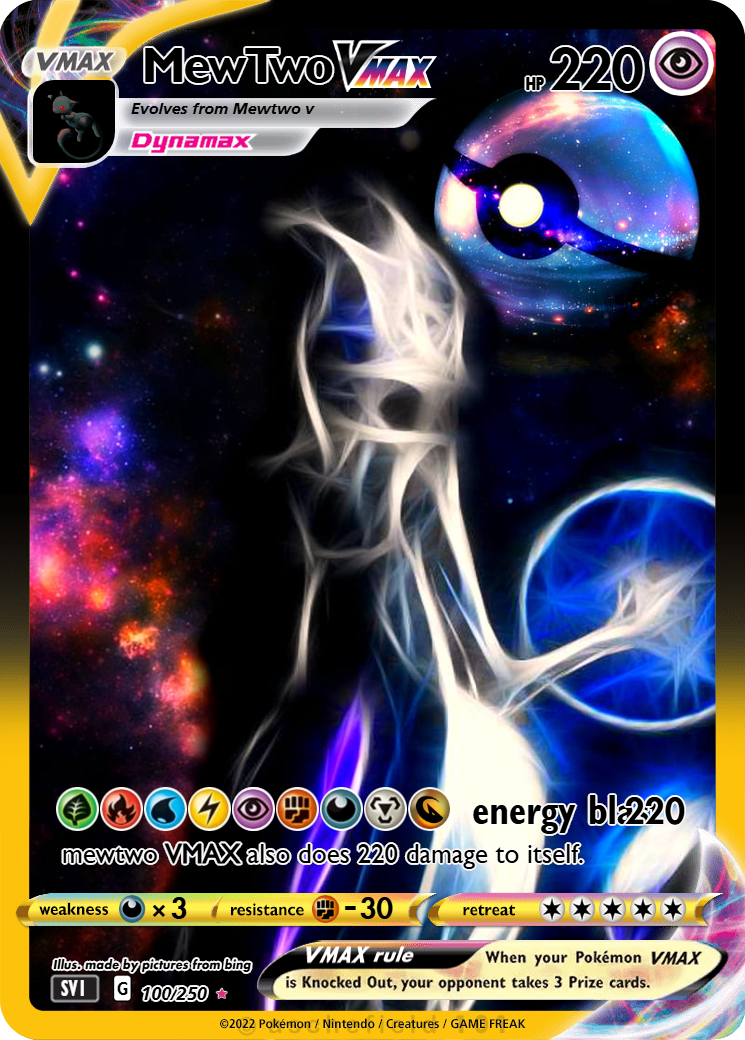 MewTwo - pokemonvmaker | Pokécardmaker.net