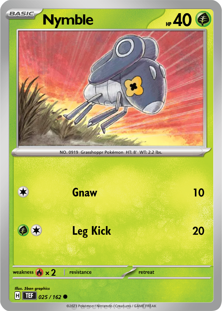 Nymble - pokemonvmaker | Pokécardmaker.net