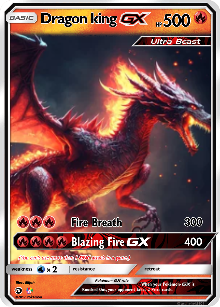 Dragon king - poketrainer | Pokécardmaker.net