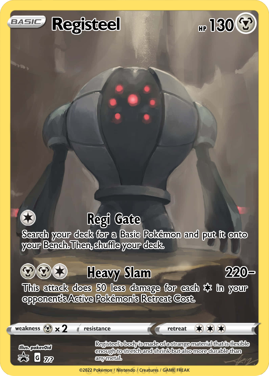 Registeel - pokev0id | Pokécardmaker.net