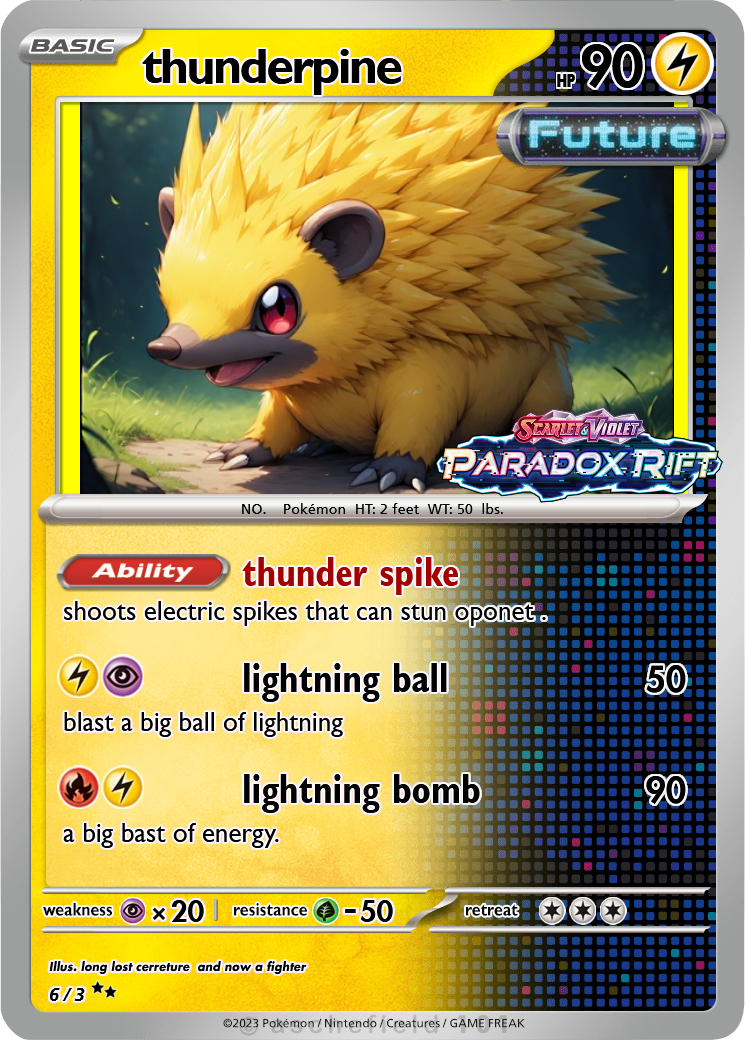 thunderpine - pokeymon-maker | Pokécardmaker.net
