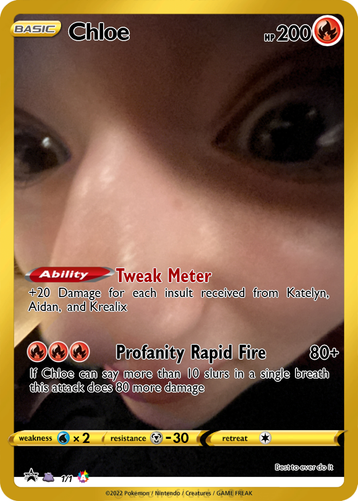 Chloe - powersung1 | Pokécardmaker.net
