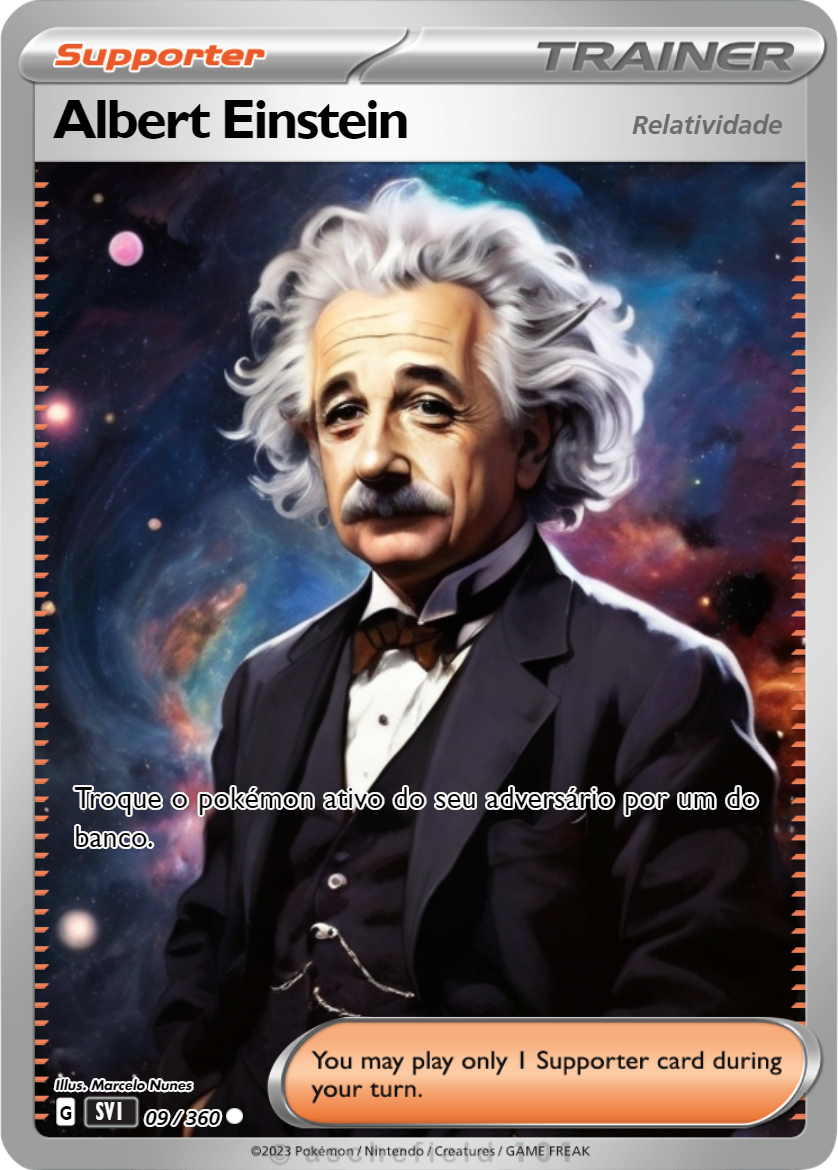Albert Einstein - prof | Pokécardmaker.net