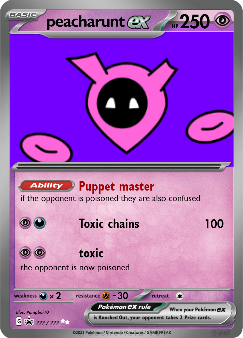 peacharunt - pumpboi10 | Pokécardmaker.net
