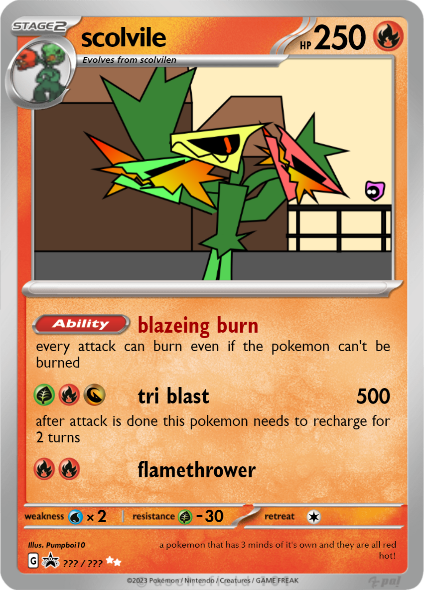scolvile - pumpboi10 | Pokécardmaker.net
