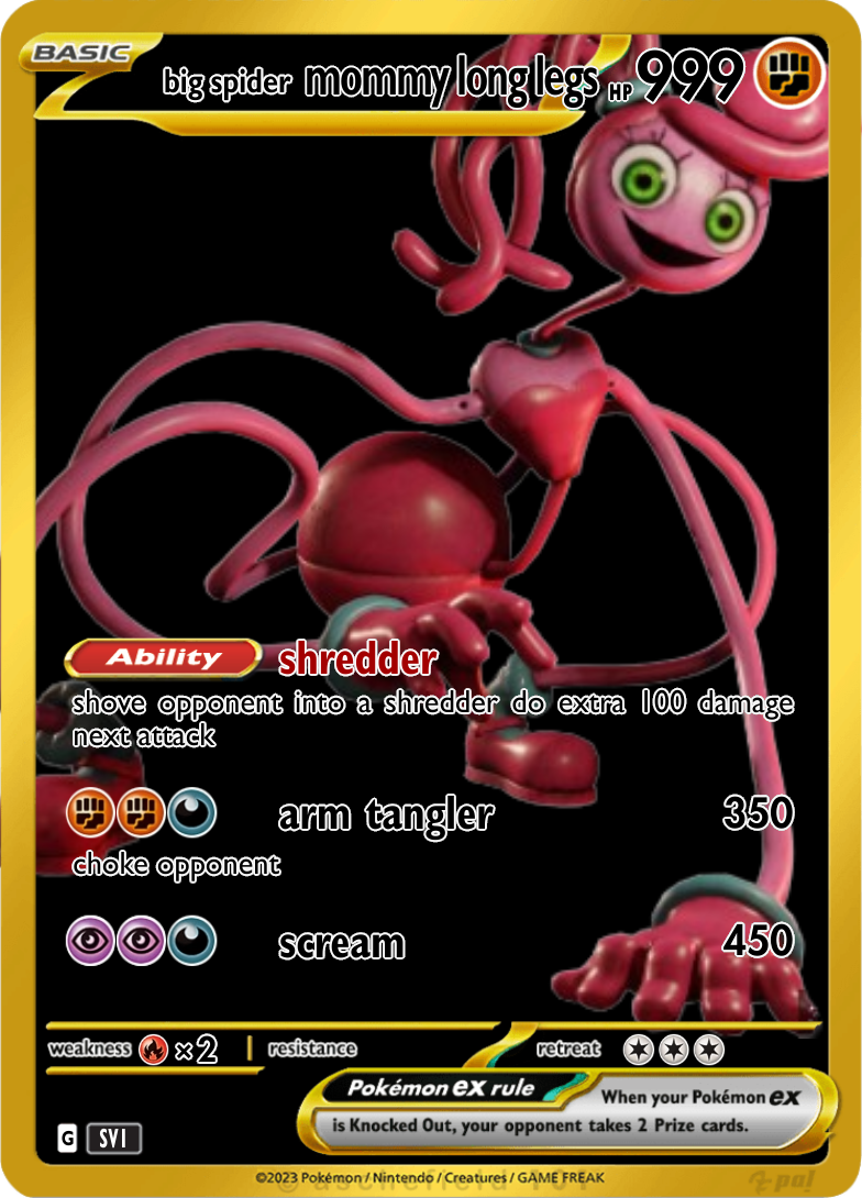 mommy long legs - puppetmaster | Pokécardmaker.net