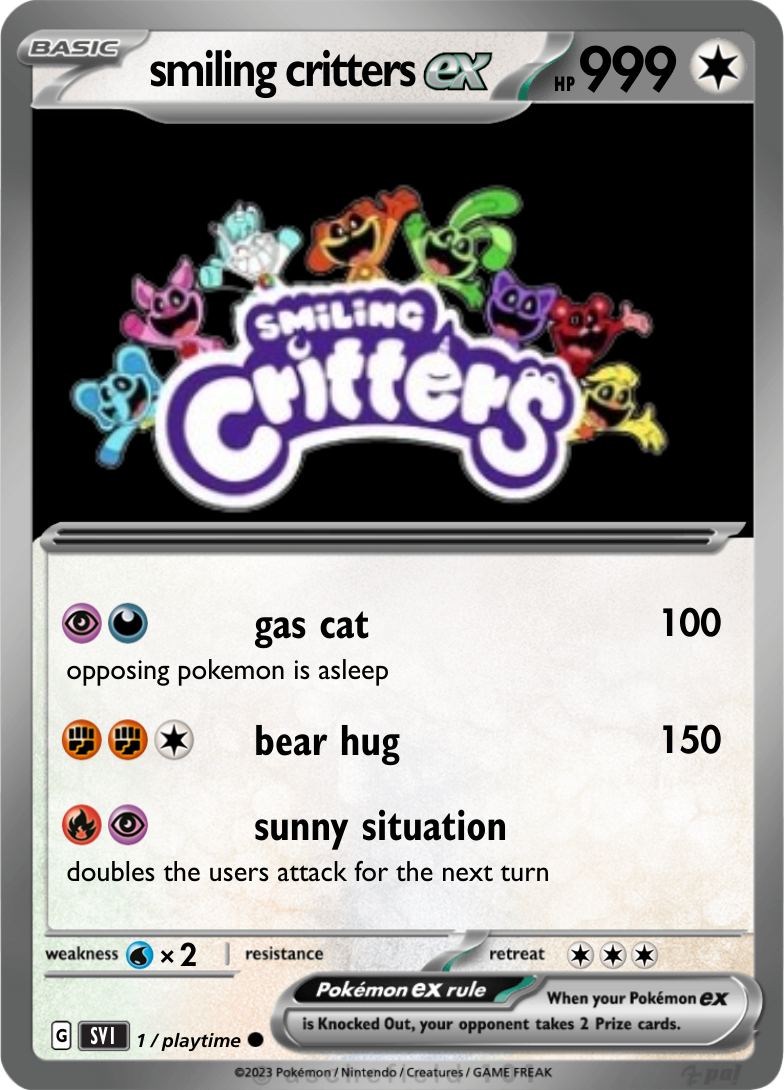 smiling critters - puppetmaster | Pokécardmaker.net