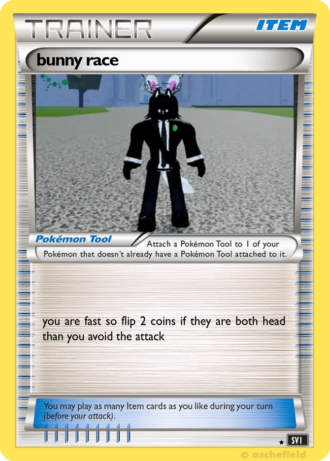 bunny race - quinten | Pokécardmaker.net