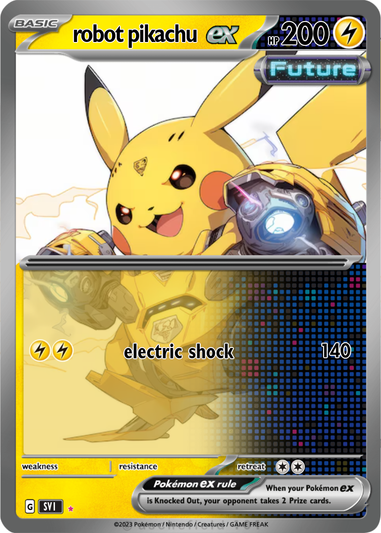 robot pikachu - quinten | Pokécardmaker.net