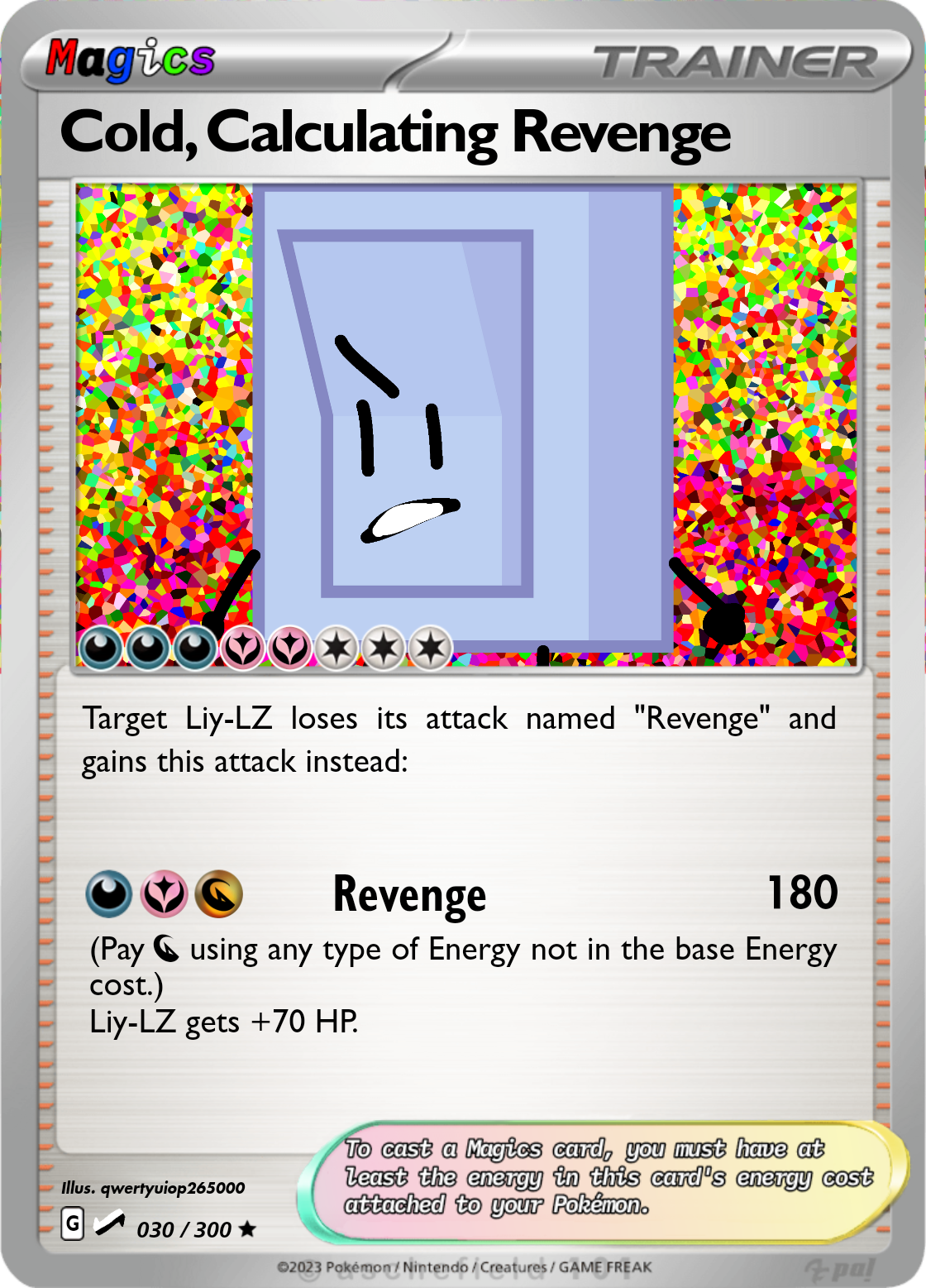 Cold, Calculating Revenge - qwertyuiop265000 | Pokécardmaker.net