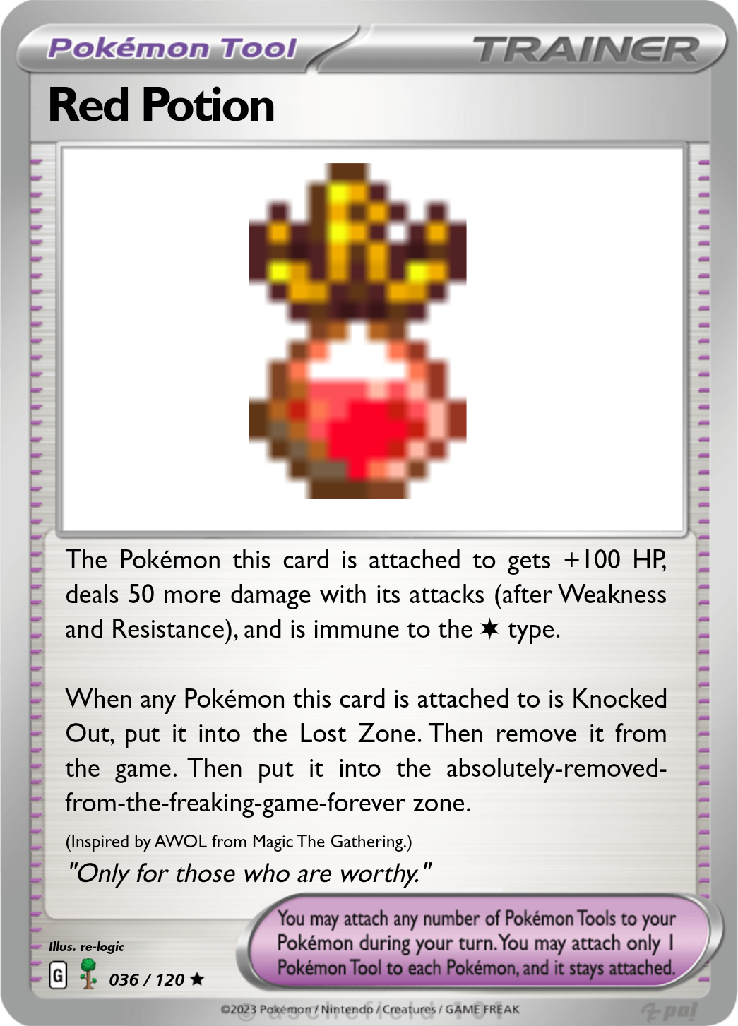 Red Potion - qwertyuiop265000 | Pokécardmaker.net