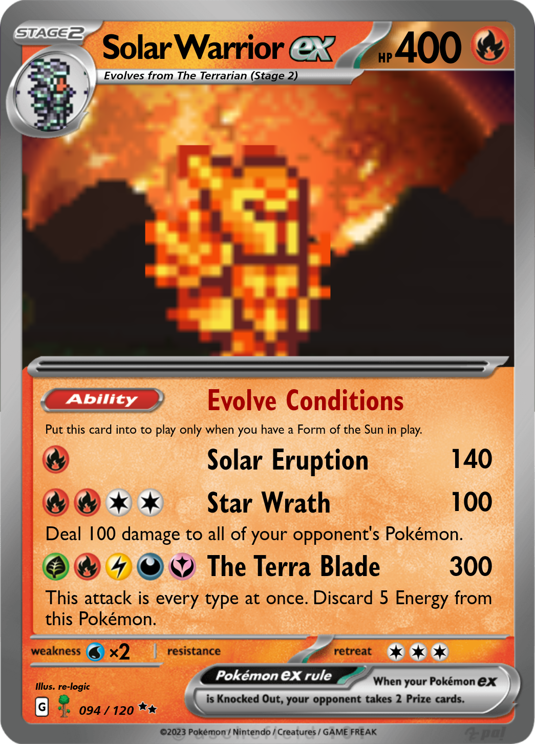 Solar Warrior - qwertyuiop265000 | Pokécardmaker.net