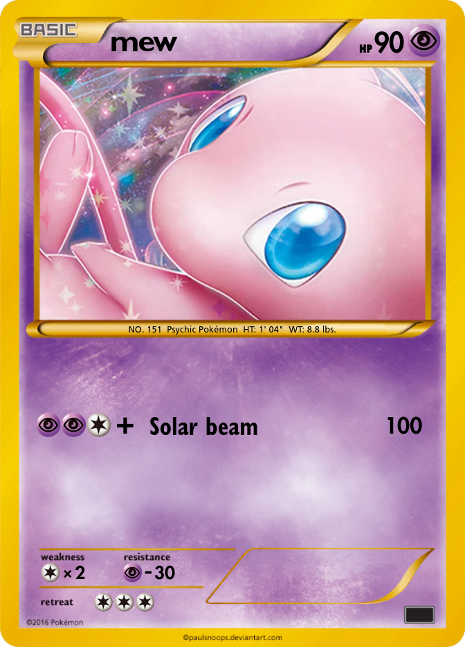 mew - rafsteen | Pokécardmaker.net
