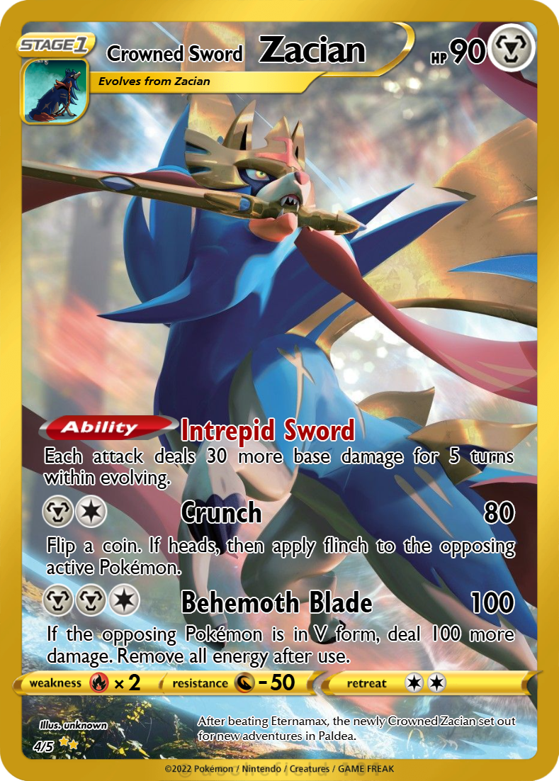Zacian - ralpoing | Pokécardmaker.net