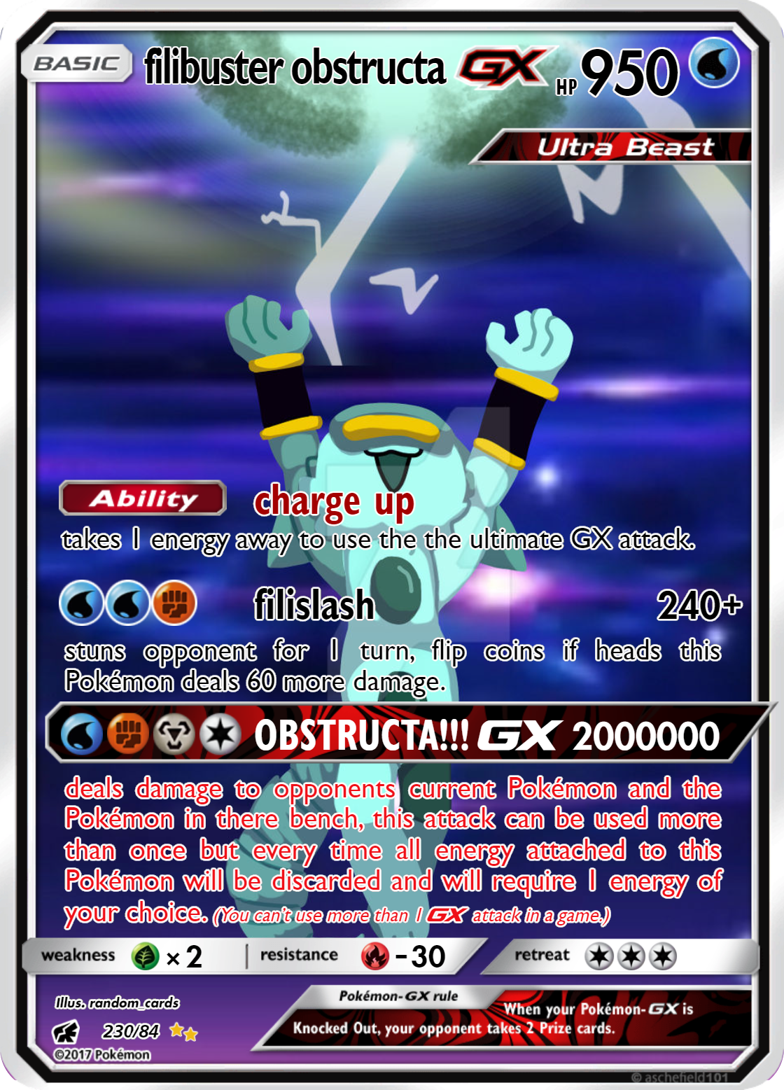 filibuster obstructa - random_cards | Pokécardmaker.net
