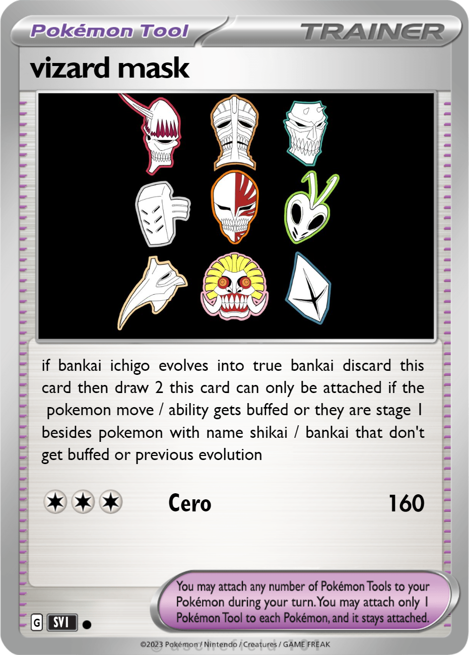 vizard mask - raymikyu | Pokécardmaker.net