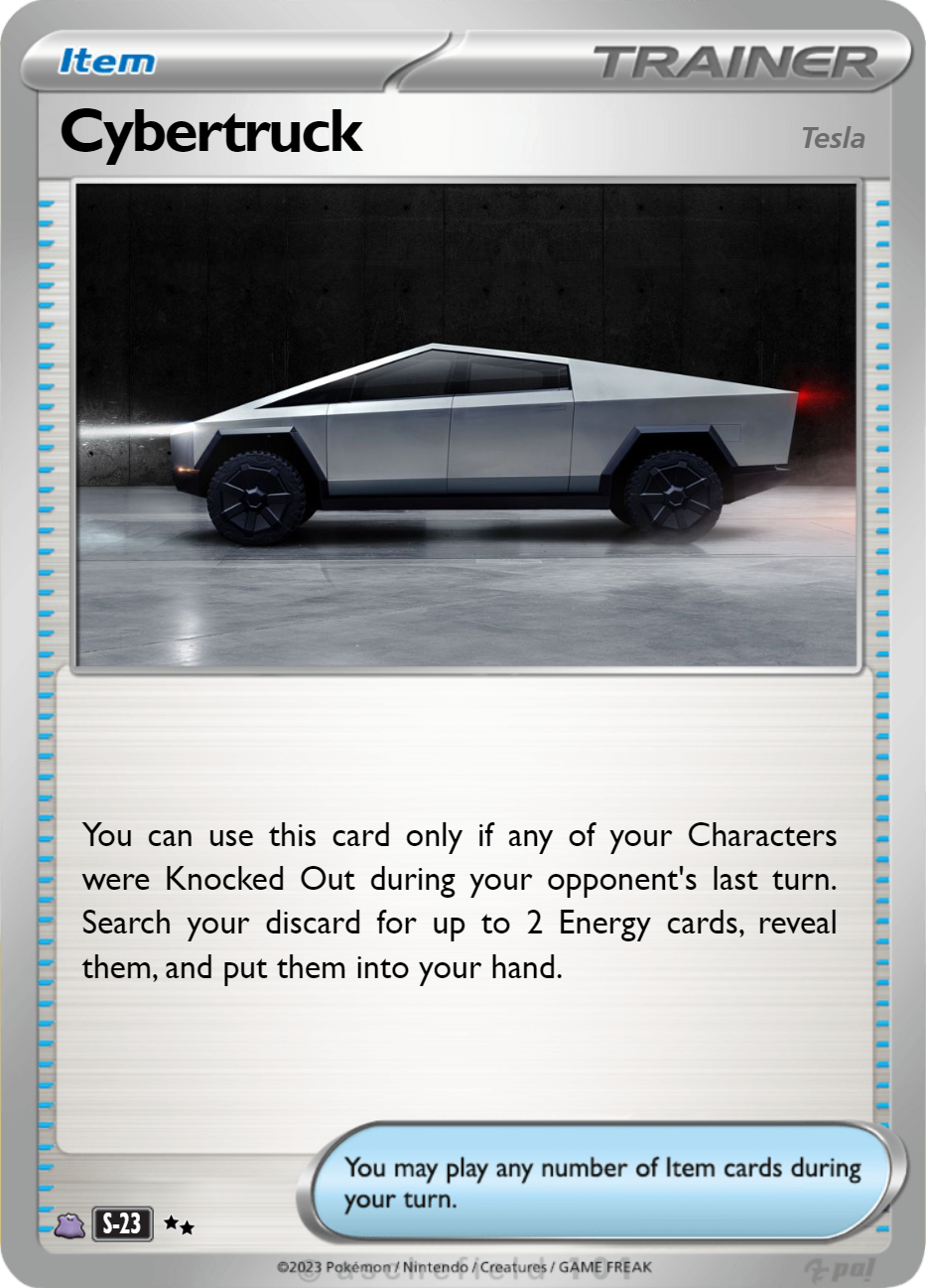 Cybertruck - rbcashley | Pokécardmaker.net