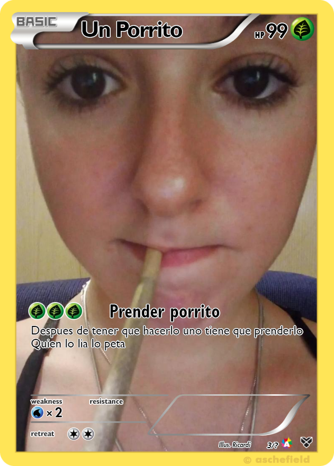 Un Porrito - ricardi | Pokécardmaker.net