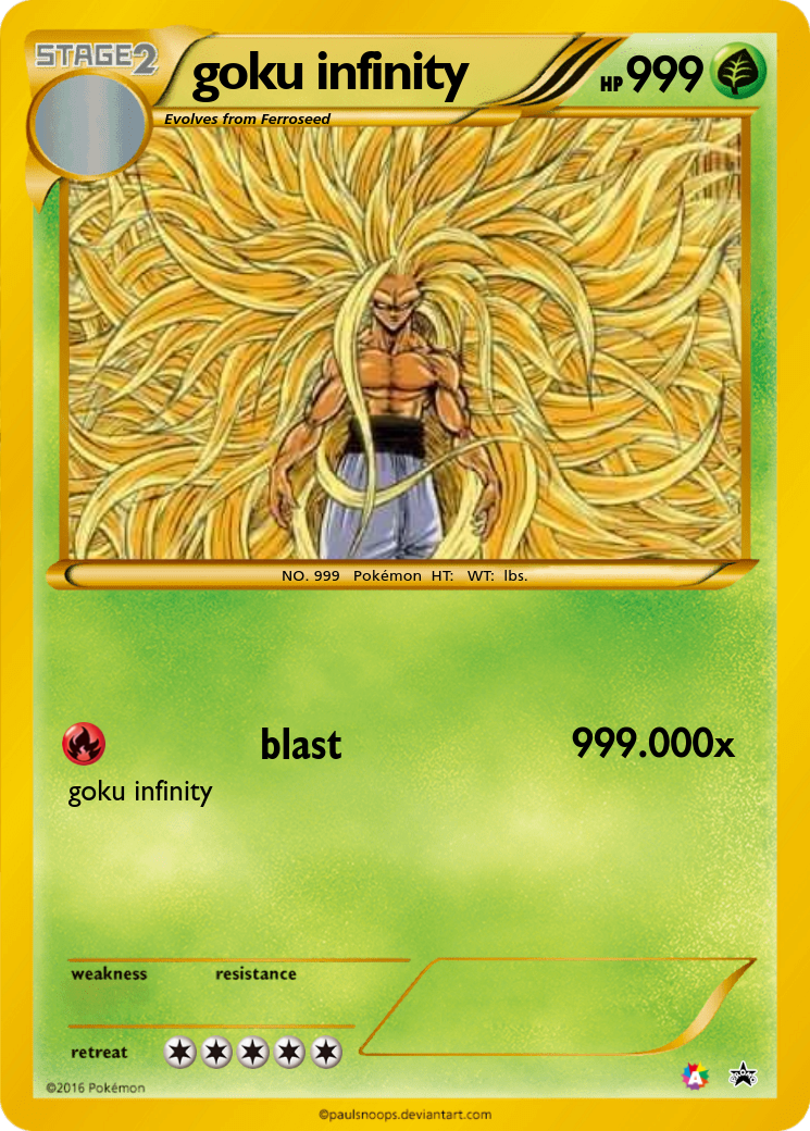 goku infinity - ricky | Pokécardmaker.net