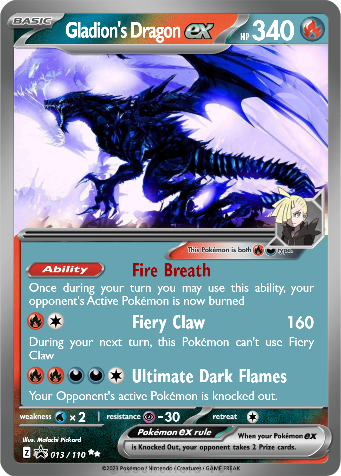 Gladion's Dragon - rip_WinterSoldier | Pokécardmaker.net