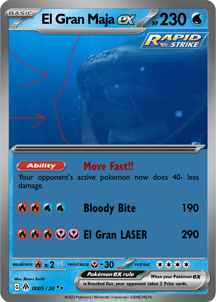 El Gran Maja - rivrivrivers | Pokécardmaker.net